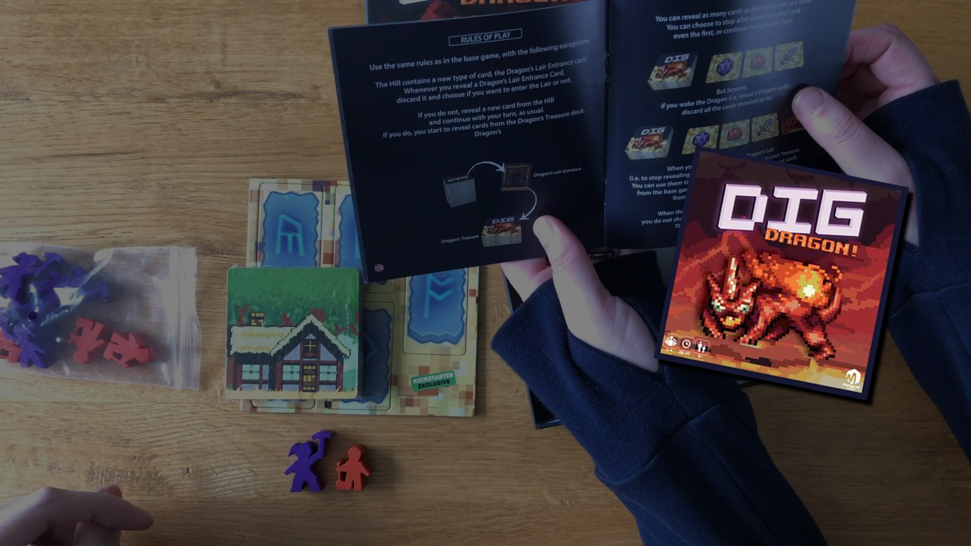Kickstarter Unboxing #76 - Dig: Dragon! – The Offline Gamer