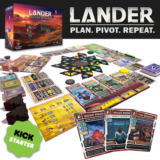 LANDER: Live on Kickstarter – The Offline Gamer